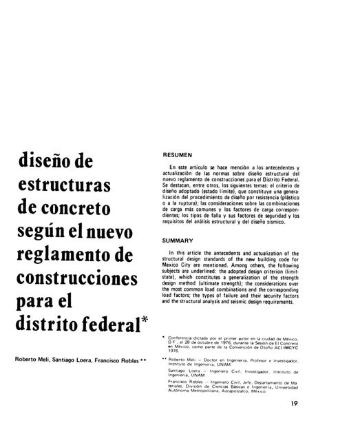 Flashcards de 4 Diseño de estructuras de concreto segun el nuevo reglamento de construcciones ...