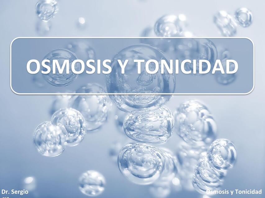 Osmolaridad y tonicidad | Jessy González | uDocz