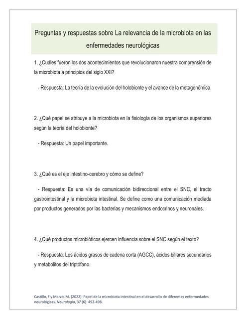 Preguntas y respuestas sobre La relevancia de la microbiota 2 | Sharon ... Preguntas y respuestas sobre La relevancia de la microbiota 2 | Sharon ...