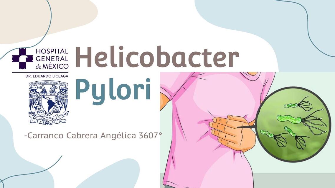 Helicobacter Pylori | IOVANNY CRUZ OJEDA | uDocz