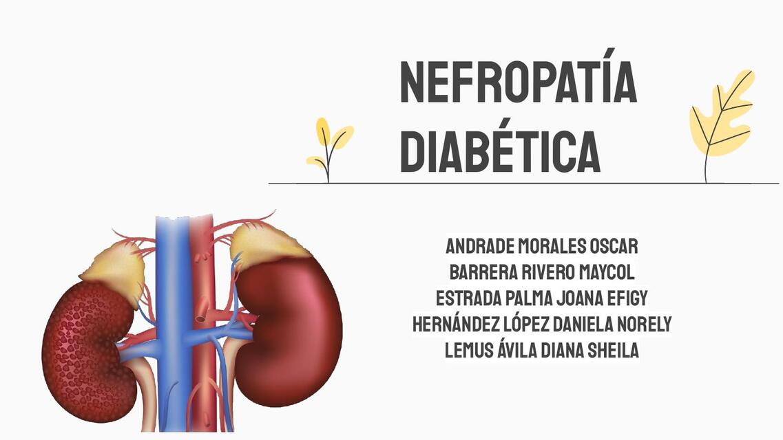 Nefropatía diabética | IOVANNY CRUZ OJEDA | uDocz