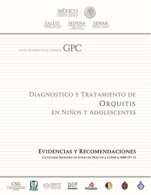 Orquitis en niños y adolescentes | Jessy González | uDocz