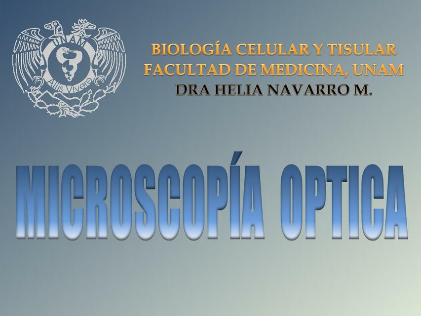 CLASE MICROSCOPIA OPTICA | IOVANNY CRUZ OJEDA | uDocz