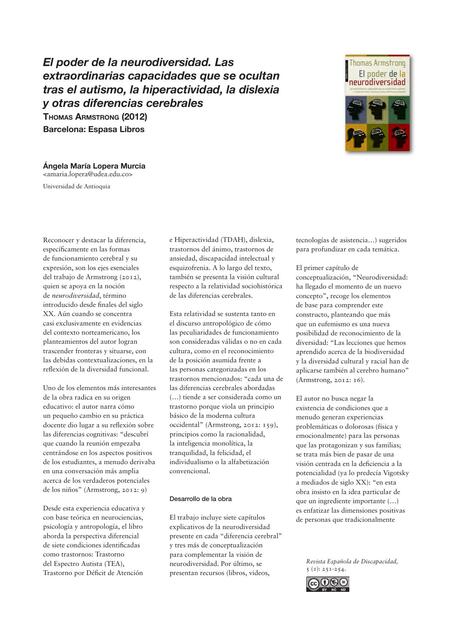 El poder de la neurodiversidad. Las extraordinarias capacidades que se ...