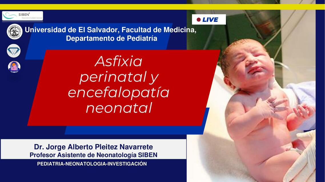 Asfixia perinatal y encefalopatía neonatal | Ariana Ramos | uDocz