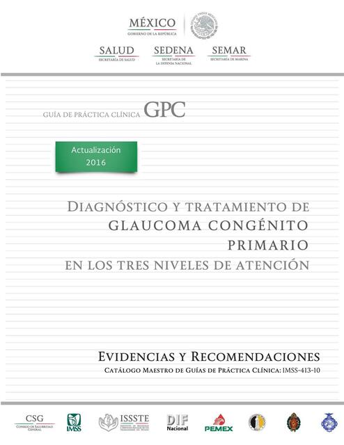 Glaucoma Congénito Primario | Jessy González | uDocz