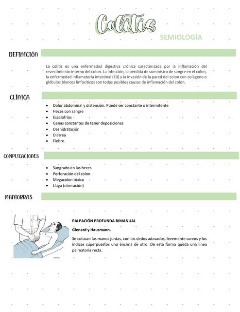 Colitis Semiologia | Zoe Mandujano | uDocz