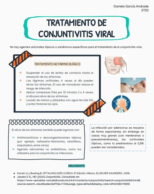 Tratamiento de conjuntivitis viral y ojo seco | IOVANNY CRUZ OJEDA | uDocz