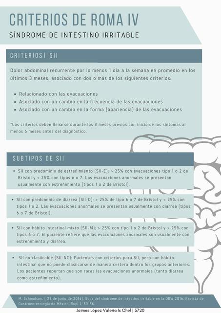 Criterios de roma IV gastroenterologia resumen | IOVANNY CRUZ OJEDA | uDocz