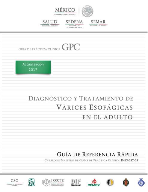 Varices Esofágicas en el Adulto | Jessy González | uDocz