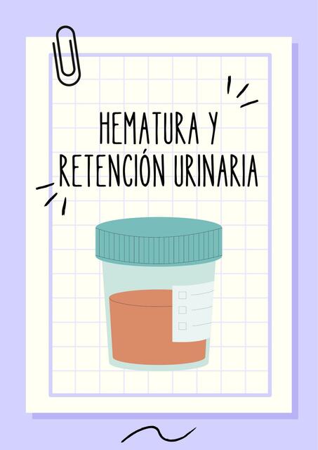 HEMATURIA Y RETENCIÓN URINARIA | Luisana Aneth CR | uDocz