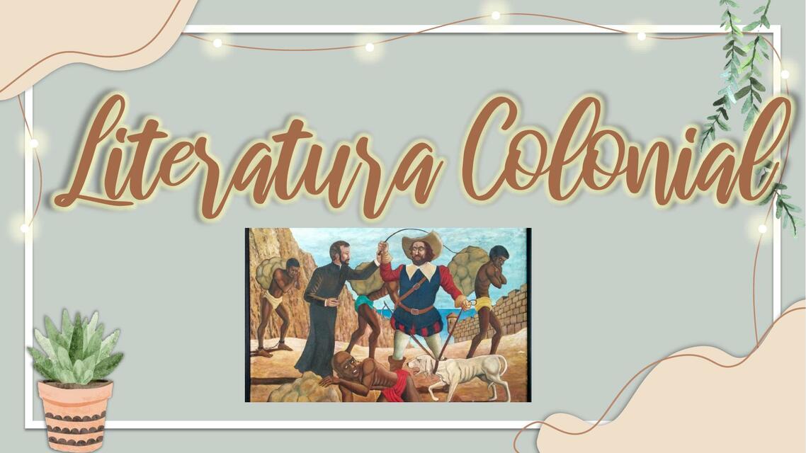 Literatura colonial | Yessica Argueta | uDocz