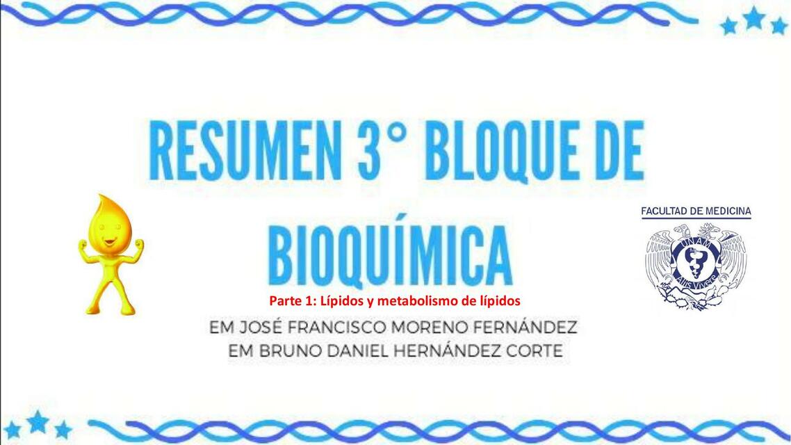 Resumen del 3er bloque de bioquímica | IOVANNY CRUZ OJEDA | uDocz