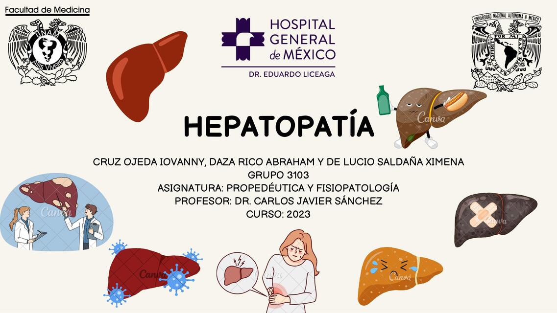 Hepatopatías infecciosas y no infecciosas | IOVANNY CRUZ OJEDA | uDocz