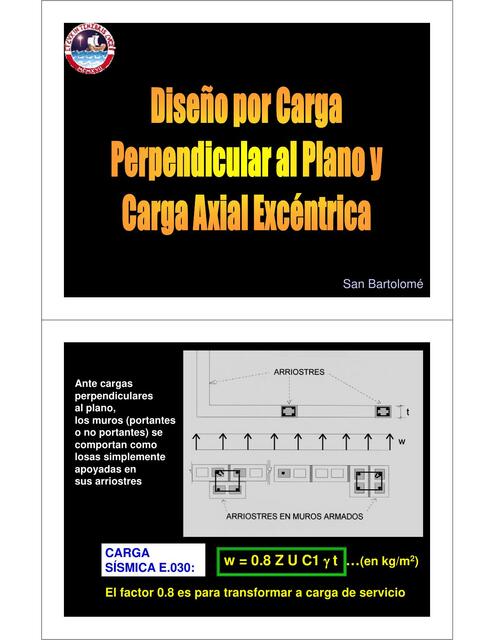 Diiseño Carga Perpendicular | Cristhian Del | uDocz