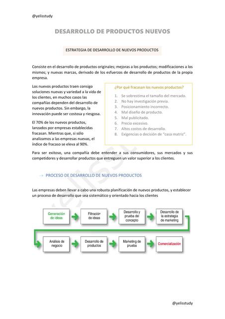 CAP 7 DESARROLLO DE PRODUCTOS NUEVOS | uDocz