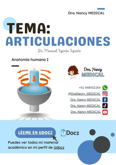 Articulaciones | Dra Nancy MEDICAL | uDocz