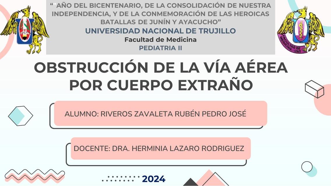 Obstruccion de la vía aérea por cuerpo extraño | RUBEN PEDRO JOSE ... Obstruccion de la vía aérea por cuerpo extraño | RUBEN PEDRO JOSE ...