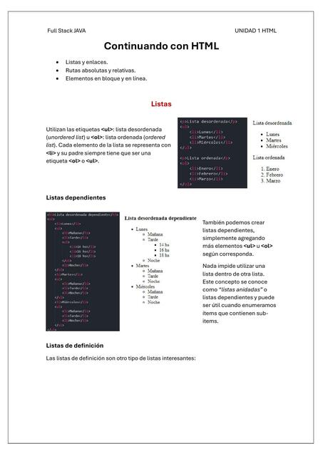 2. Continuando con HTML | sofitaisdev | uDocz