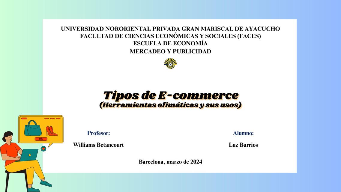 Tipos de E commerce | Luz Barrios | uDocz