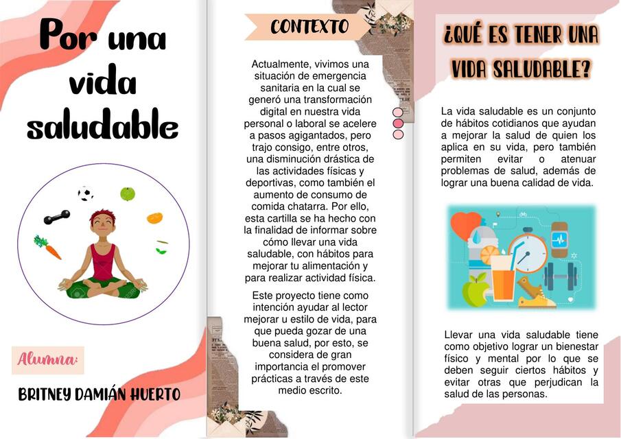 Por una vida saludable | Britney Damian Huerto | uDocz