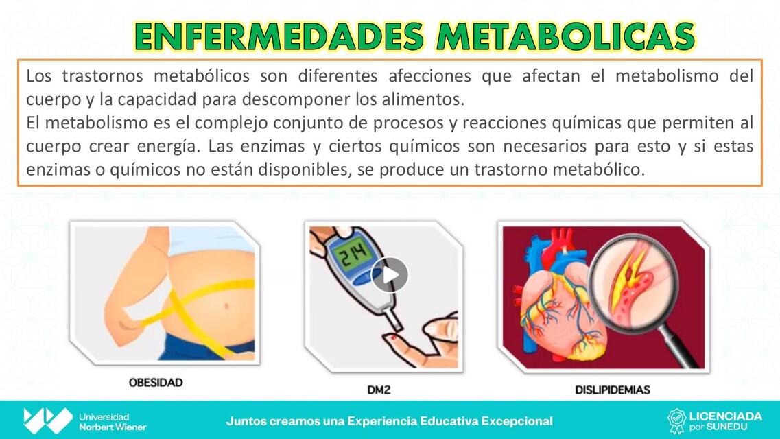 Enfermedades metabólicas | Erica AF | uDocz