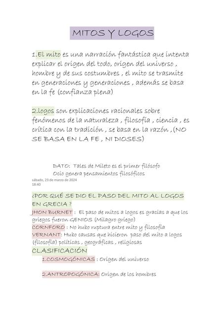 MITOS Y LOGOS | Rouse Echabautis | uDocz