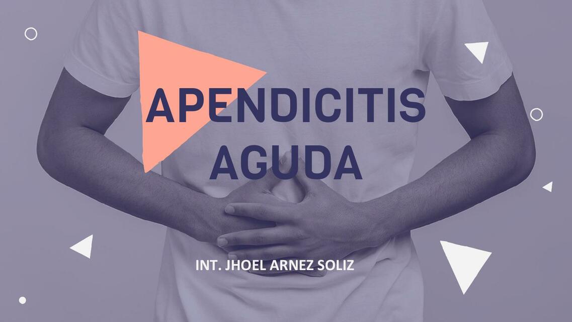 Apendicitis aguda | Jhoel Arnez soliz | uDocz