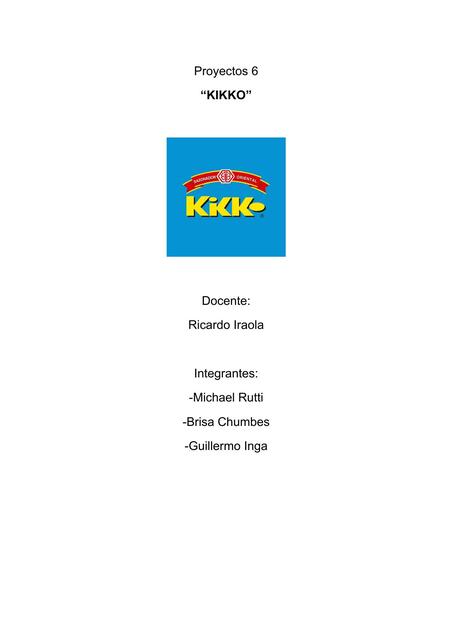 Kikko | Brisa Chumbes Ramos | uDocz