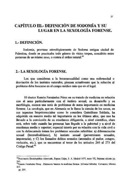 Definición de Sodomía y su Lugar en la Sexología Forense | Yaniré ...