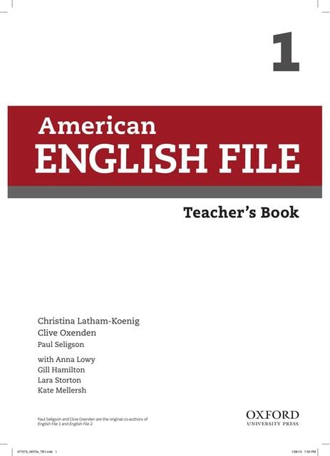 American English File 1 English 2 Worksheet | Yaniré Chávez Mayma | uDocz