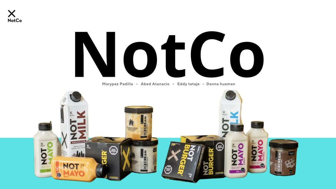 NOTCO - BRANDING | MARYPAZ MILAGROS ELSA PADILLA MACURI | uDocz