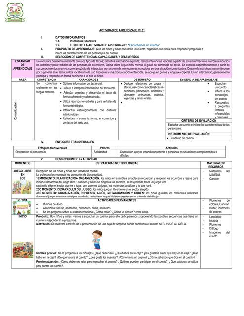 Actividad de aprendizaje N 01 | Leonardo | uDocz