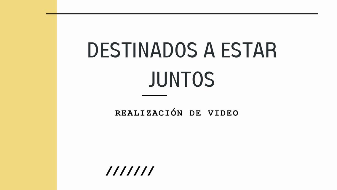 Creación Audiovisual - Realización de Video | MARYPAZ MILAGROS ELSA ...