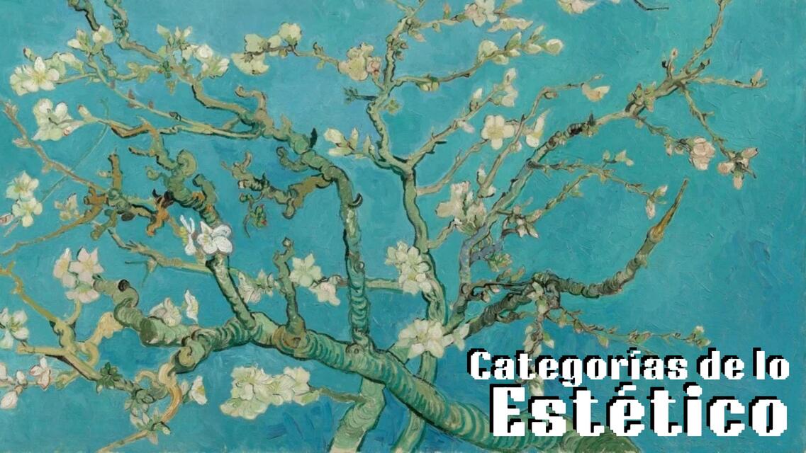 Categorías de lo Estético | MARYPAZ MILAGROS ELSA PADILLA MACURI | uDocz