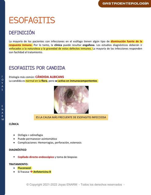 Esofagitis | Edgar Y. Chuchon C. | uDocz
