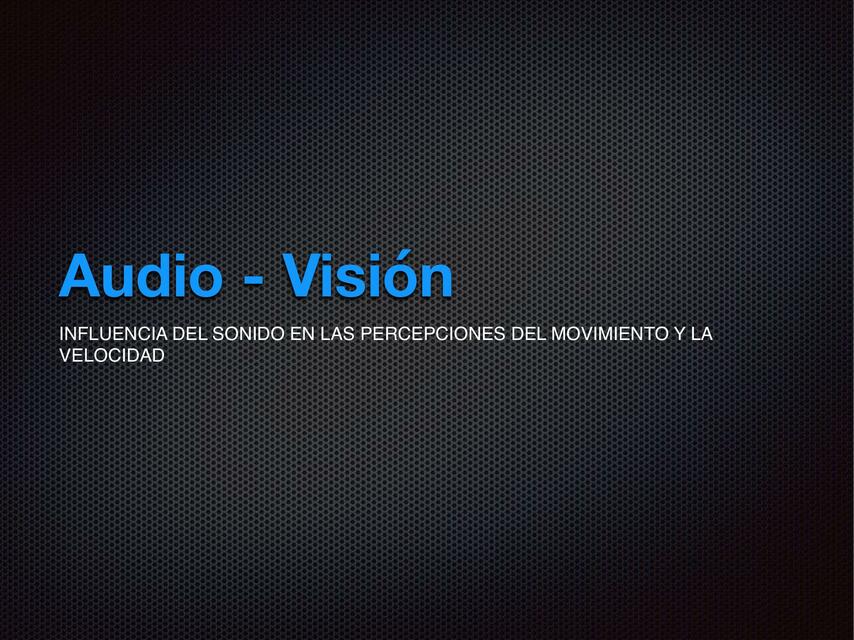Concepción Sonora AUDIO VISION | Micaela | uDocz