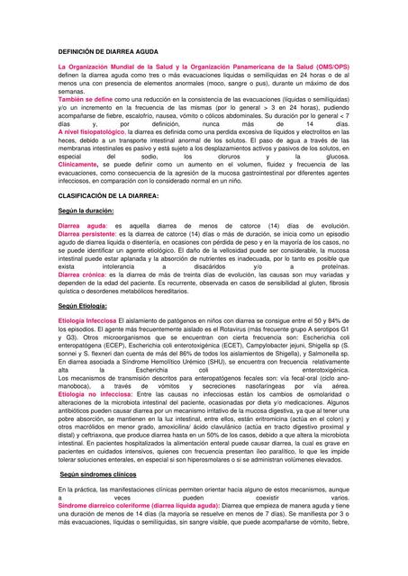 Diarrea y deshidratación | Keimar Enciso | uDocz