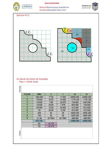 Ejercicio Estructura isostática | Jimmy Alejandro Nina Cari | uDocz