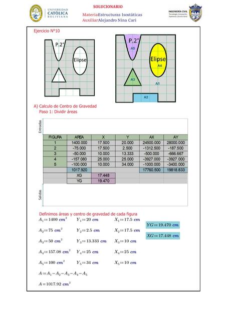 Ejercicio Estructura isostática | Jimmy Alejandro Nina Cari | uDocz