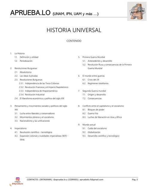 Historia universal | Evelin Noelia Zuñiga | uDocz