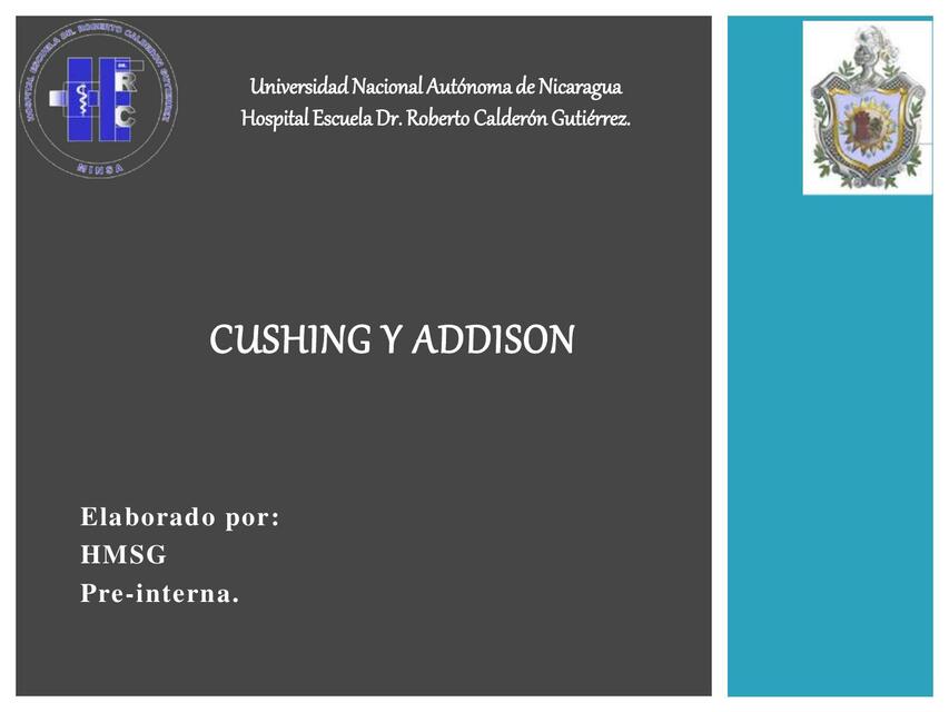 Cushing y Addison | Gabriela Bobadilla | uDocz