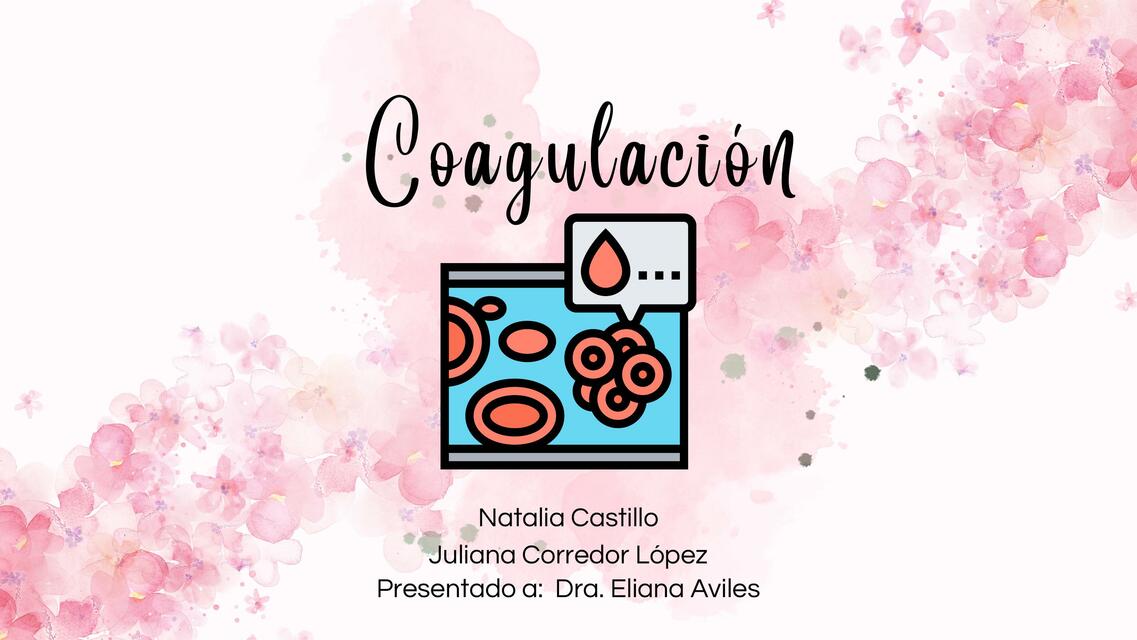Coagulación | Natalia Castillo Duque | uDocz