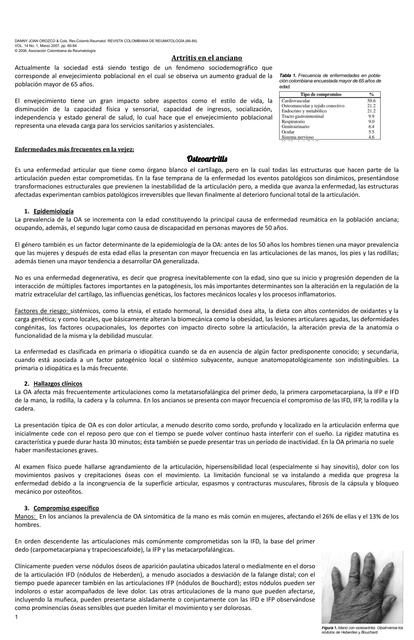 Artritis en el Anciano | anoni | uDocz