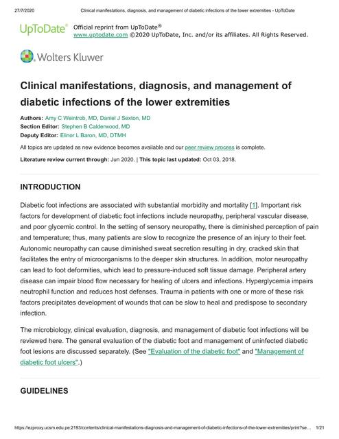 Flashcards de Clinical manifestations diagnosis and management of ...