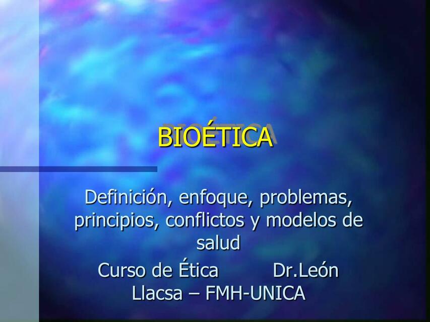 Bioética | Alezka | uDocz