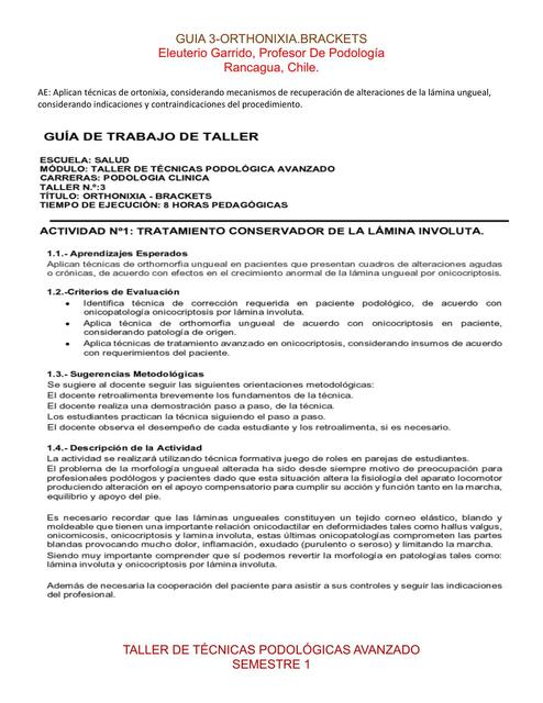 Tratamiento Conservador de la Lamina Involuta | VALENTINA IGNACIA MANAN ...