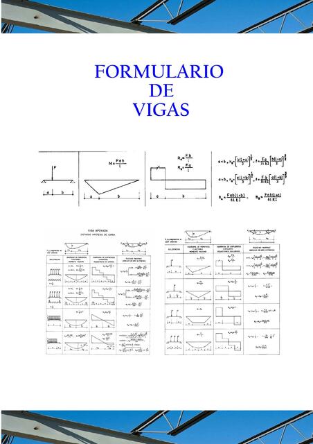 FORMULARIO DE VIGAS - ESTRUCTURAS | INGENIEROS LMI | uDocz