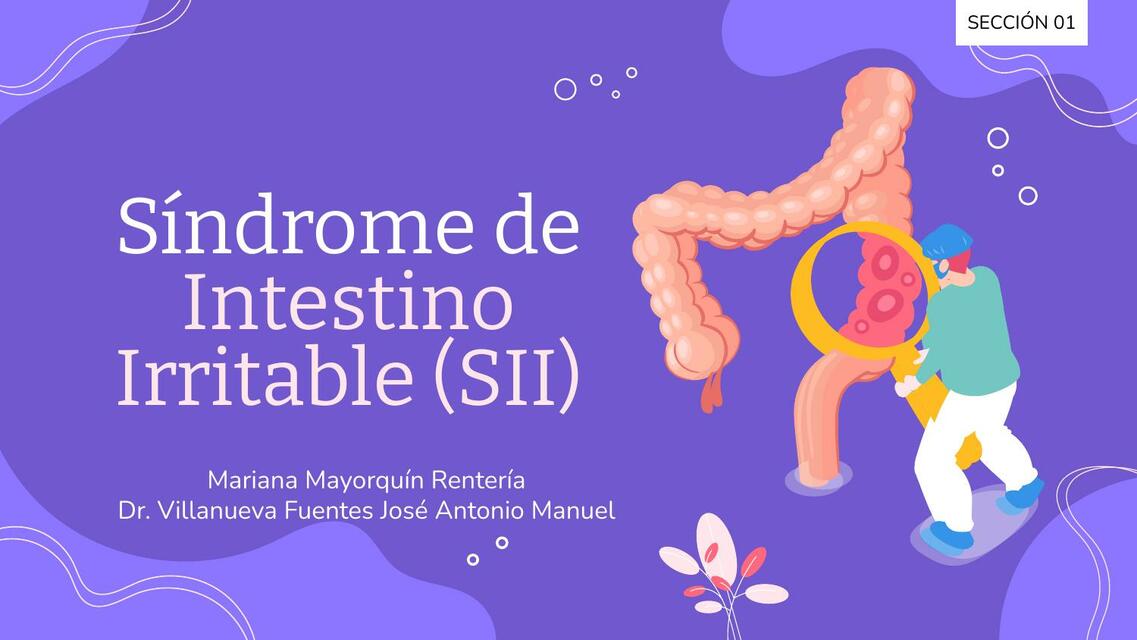 Síndrome de Intestino Irritable | Mariana Mayorquin Renteria | uDocz