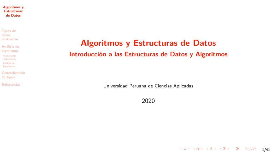 Introducción a las Estructuras de Datos y Algoritmo | Ricardo Andree ...